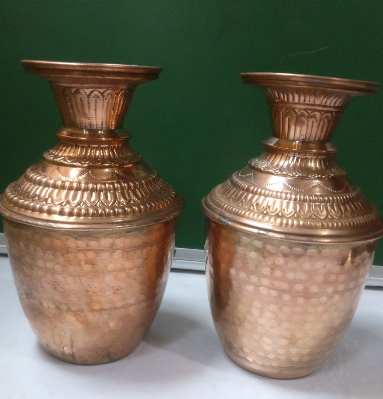 Semi Butte Ghalcha Traditional Curvy Design (Kalas) 7.5" in set of 2 ...