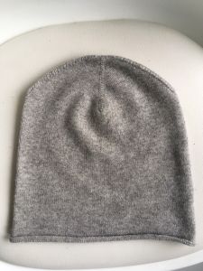 Pure Cashmere Rolled edge cap hand Knit in nepal - Nationwide